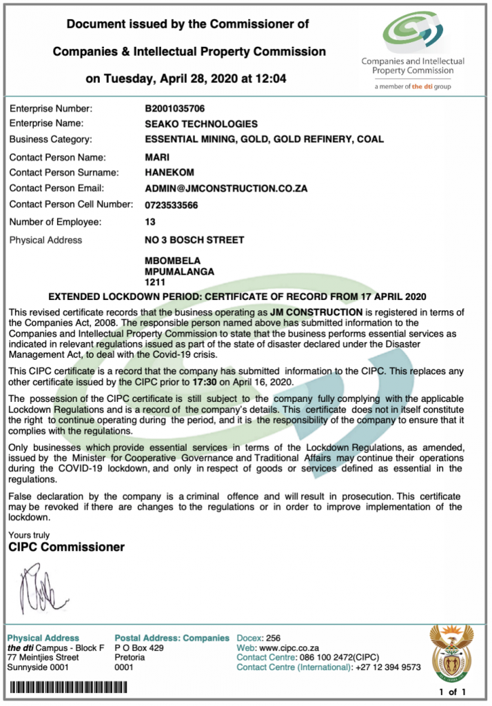 Essential Service Provider | JMConstruction